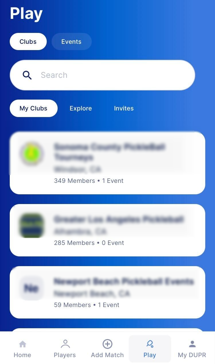 How do I (club director/organizer) find players I've already invited to ...