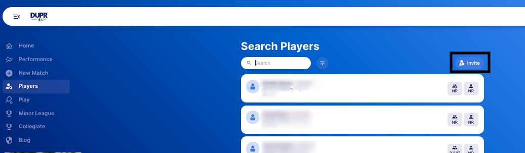 Why can't I find a specific player when trying to add a match to my DUPR profile? – DUPR